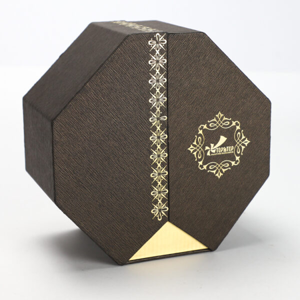 Octagon Shaped Rigid Perfume Packaging Paper Box - tw-package