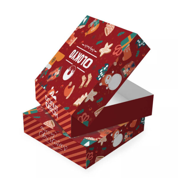 Custom Printed Design Donut Boxes - tw-package