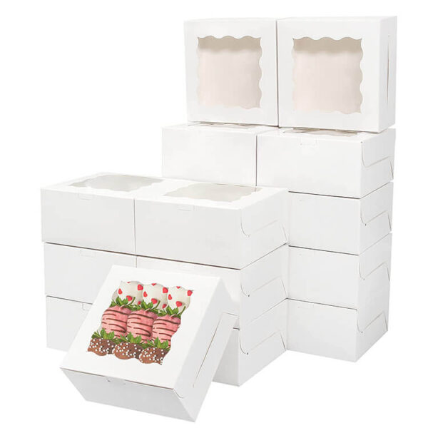 Food Grade Bakery Packaging Boxes with Window - tw-package