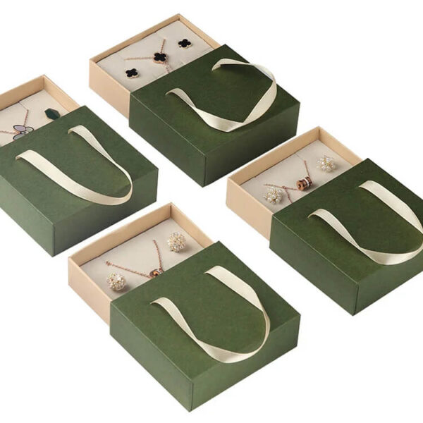 Sliding Drawer Box With Handle for Jewelry Packaging - tw-package